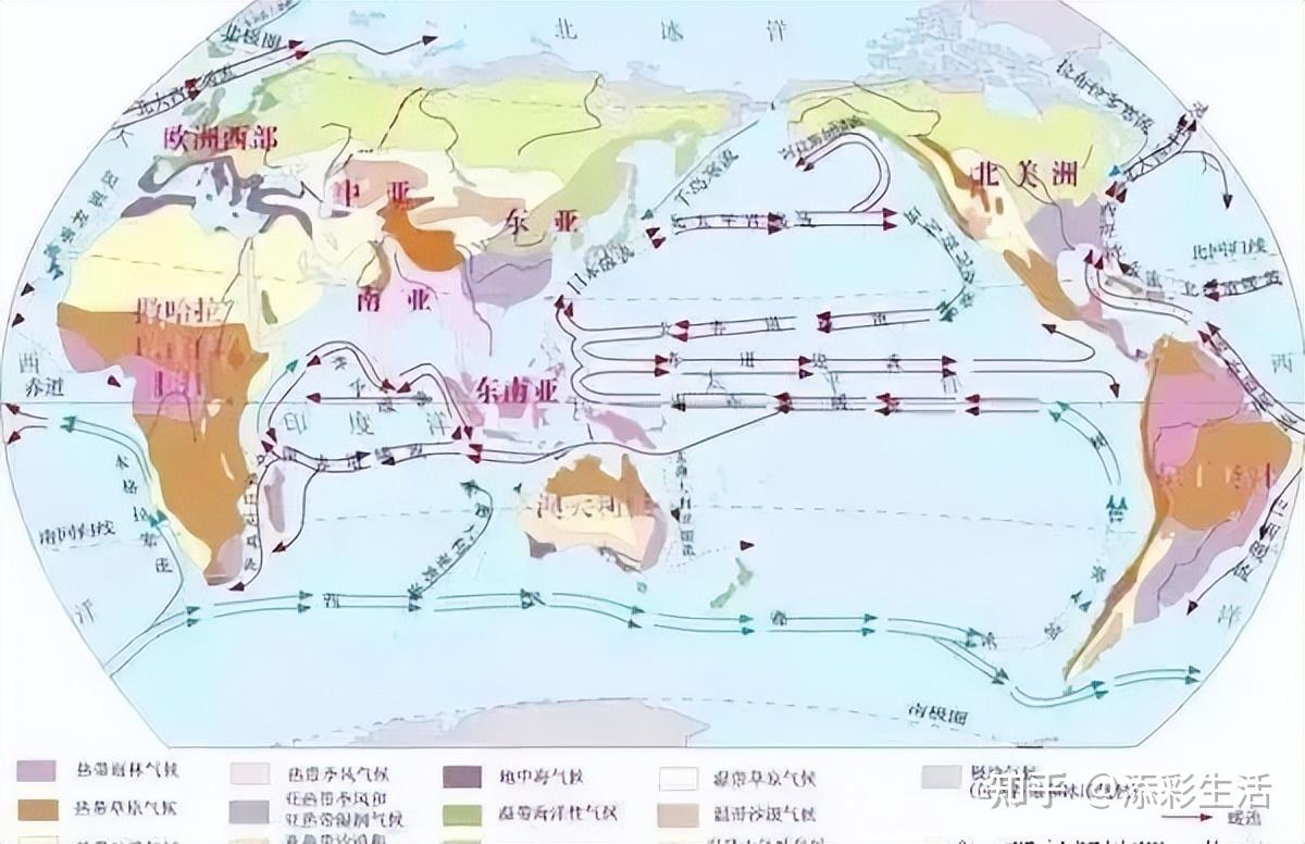 地理知识|洋流的分布规律！ - 知乎