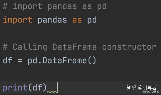 如何在 Python 中创建dataframe 知乎
