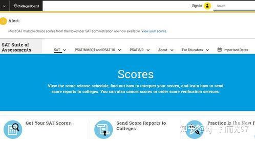 sat成绩在哪里查-教你如何看懂新SAT考试的成绩单 - 知乎