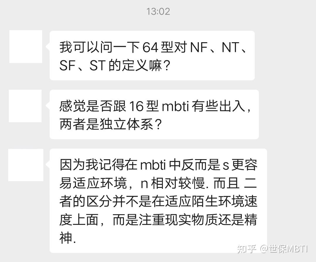 世保64型MBTI性格测试：ST（I）、SF、NF（P）中N占了83% - 知乎