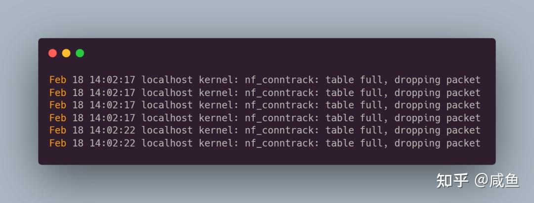 运维排查篇 | Linux 连接跟踪表满了怎么处理 - 知乎