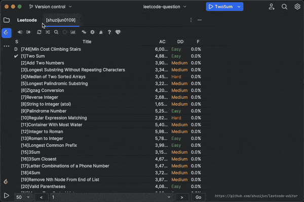 一个标星3.5k⭐LeetCode题目集和编辑器:leetcode-editor - 知乎