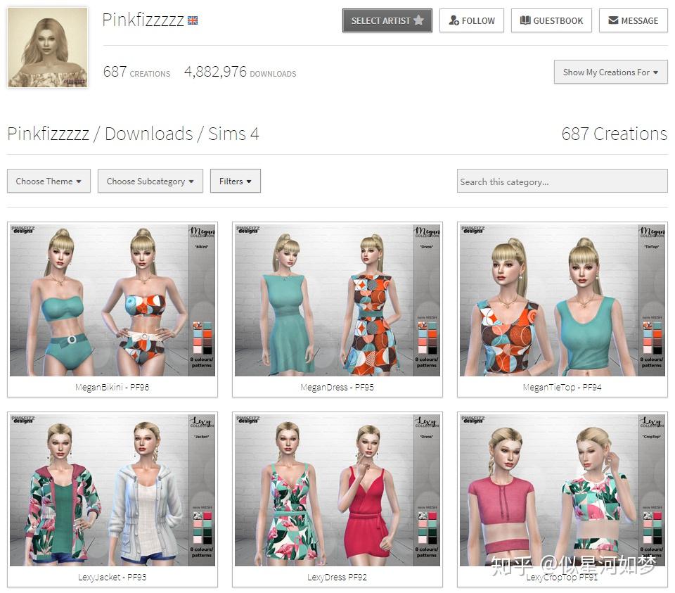 模拟人生4 | TSR作者Mod整理-服装类 - 知乎
