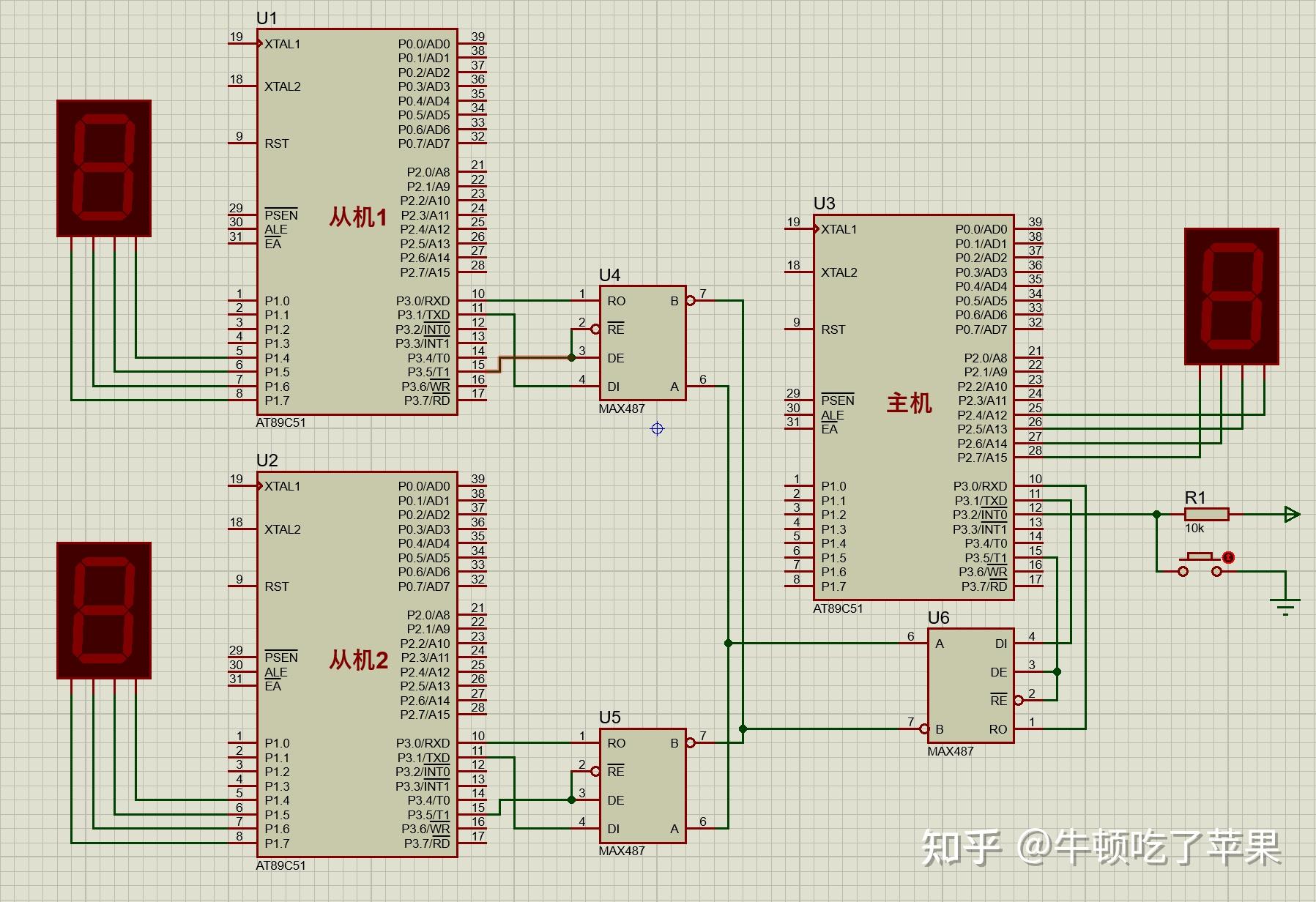 7.串口通信--多机通信 - 知乎