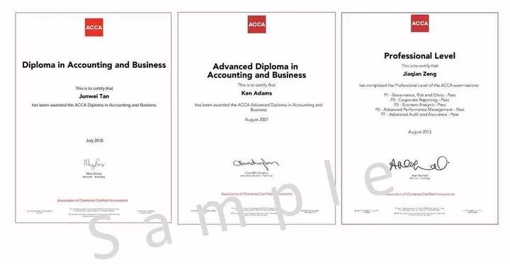 考完ACCA可收获4张以上证书！你有几张了…… - 知乎