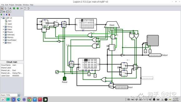 logisim画一个Brainfuck指令集的CPU - 知乎