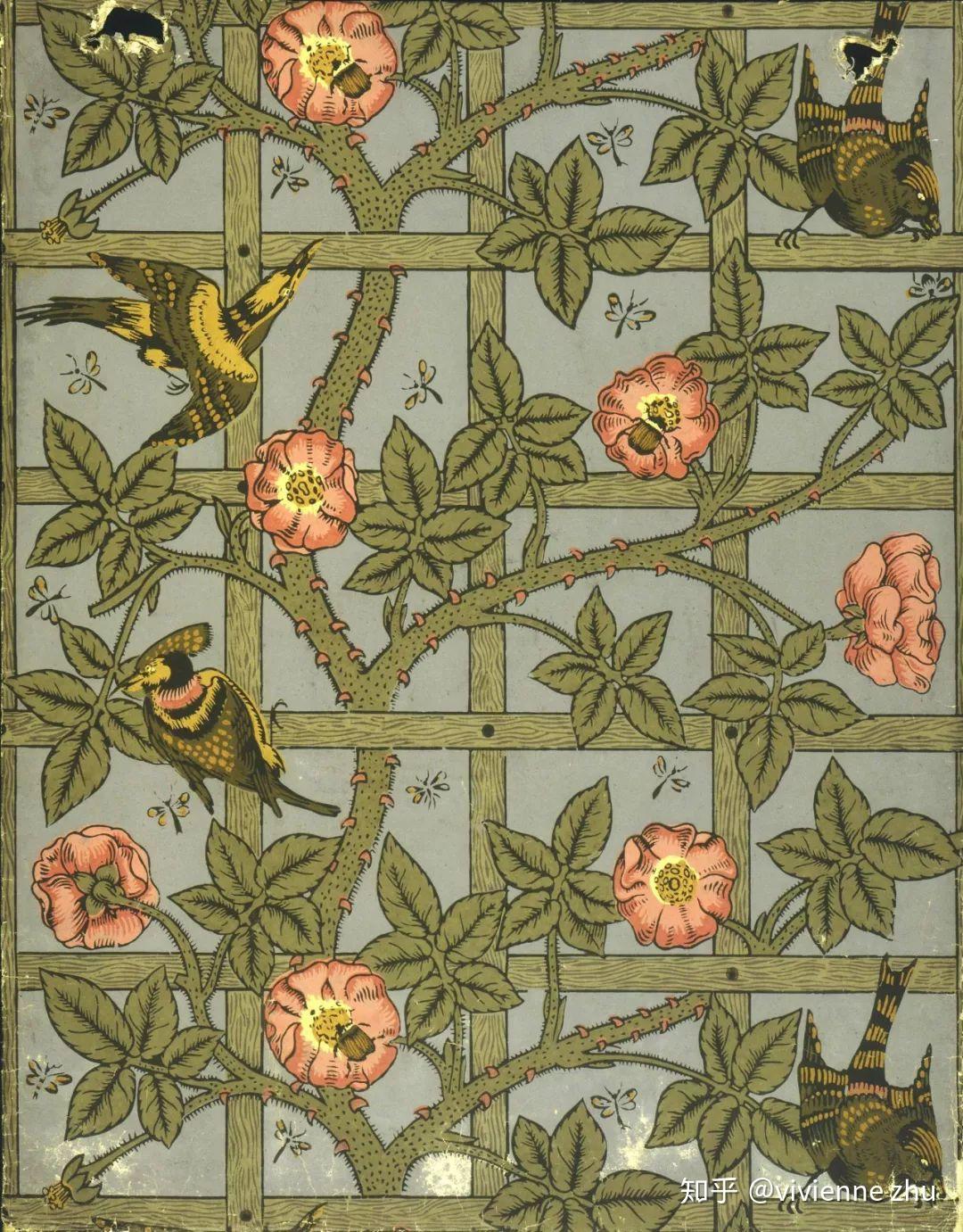 150年前的印花图案，今天还是好时髦 -威廉·莫里斯William Morris - 知乎