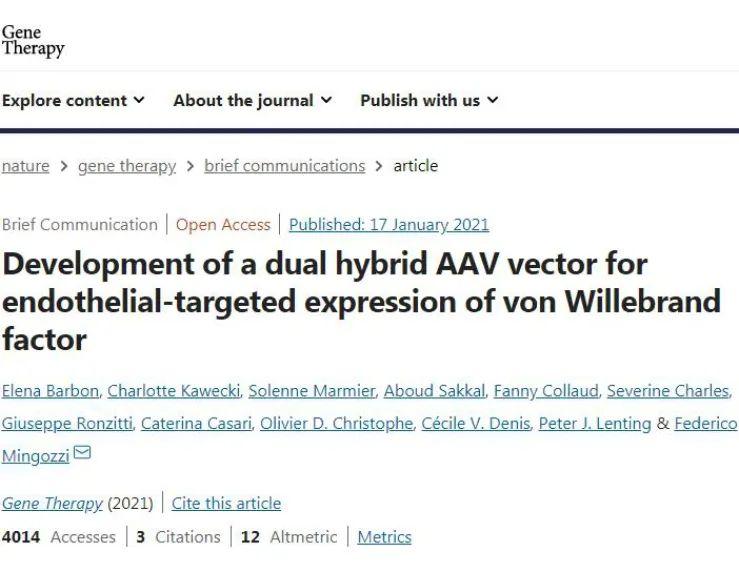 【科研实用宝典】AAV在血管内皮细胞中的应用 - 知乎