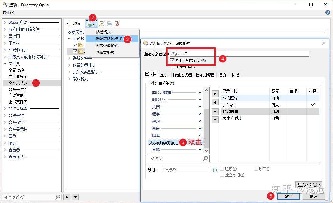 在Directory Opus中显示思源笔记sy文件的文档标题 - 知乎