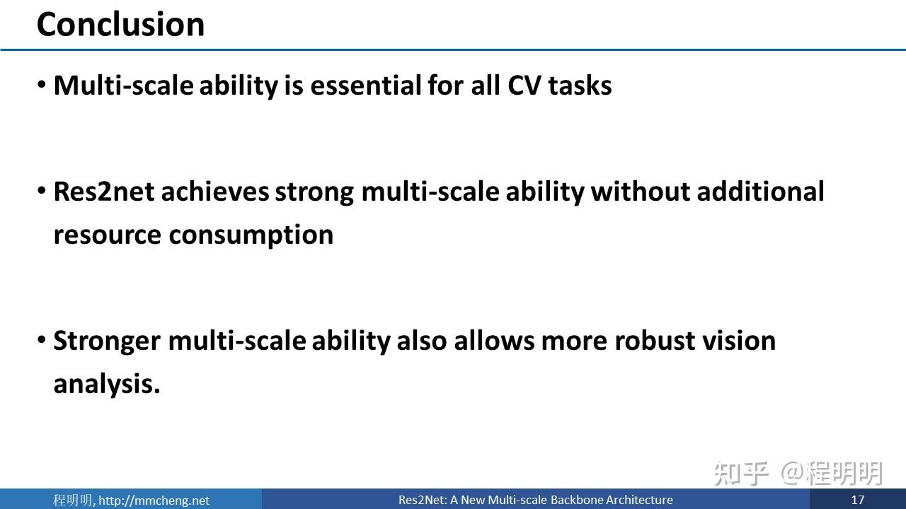 Res2Net: A New Multi-scale Backbone Architecture - 知乎