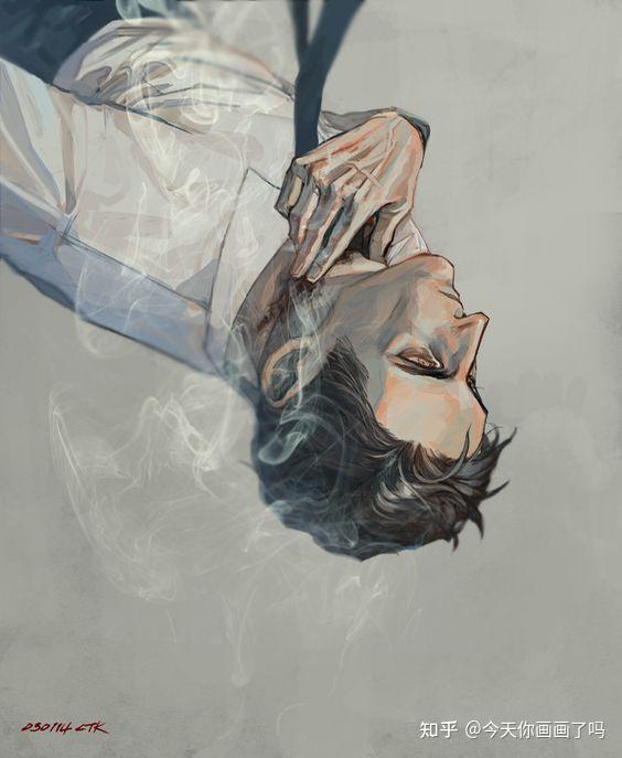 插画师分享|“你喜欢叔吗？”—画师ctk cave作品分享（叔控福音） - 知乎