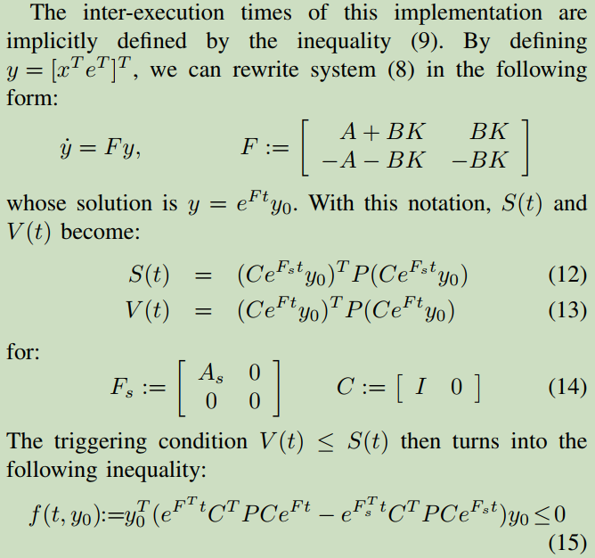 On self-triggered control for linear systems: Guarantees and complexity - 知乎