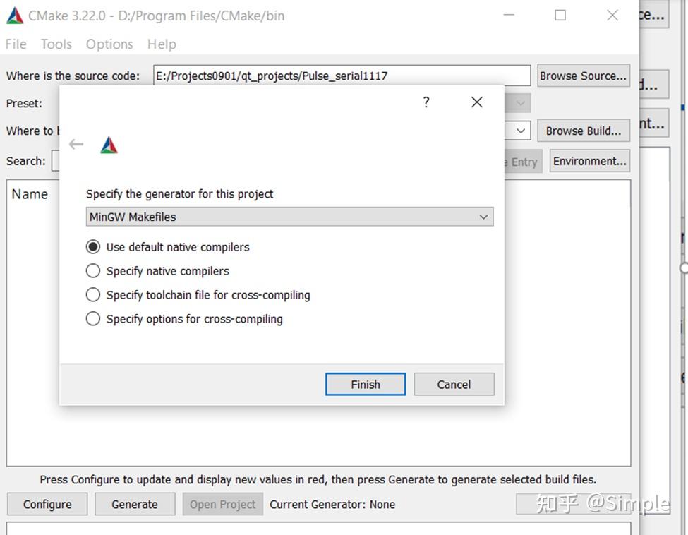 Win10中用Cmake编译QT源文件的设置方法 - 知乎