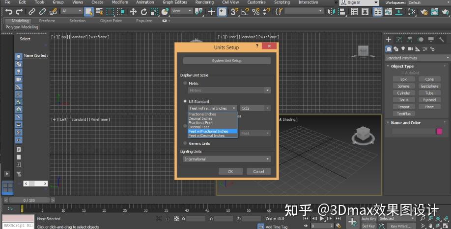 3dmax如何设置单位? 3dmax单位怎么设置? - 知乎