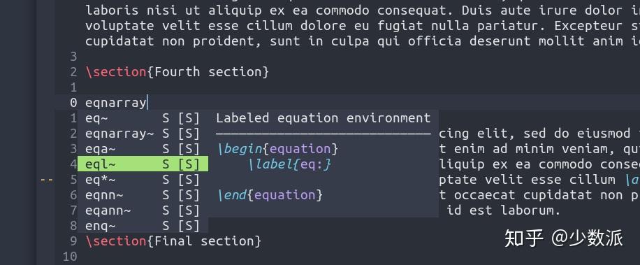 使用 Neovim 和 Vimtex 高效撰写 Latex 学术论文 知乎