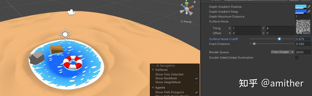 Toon Water Shader 卡通水效果实现 - 知乎