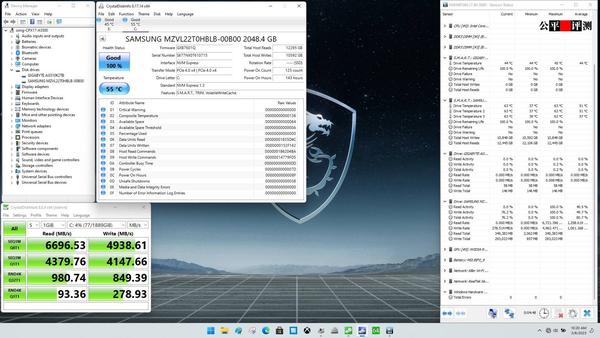 破10000MB/s！但是……PCIe 5.0 SSD技嘉AG510K笔电安装测试记录 - 知乎