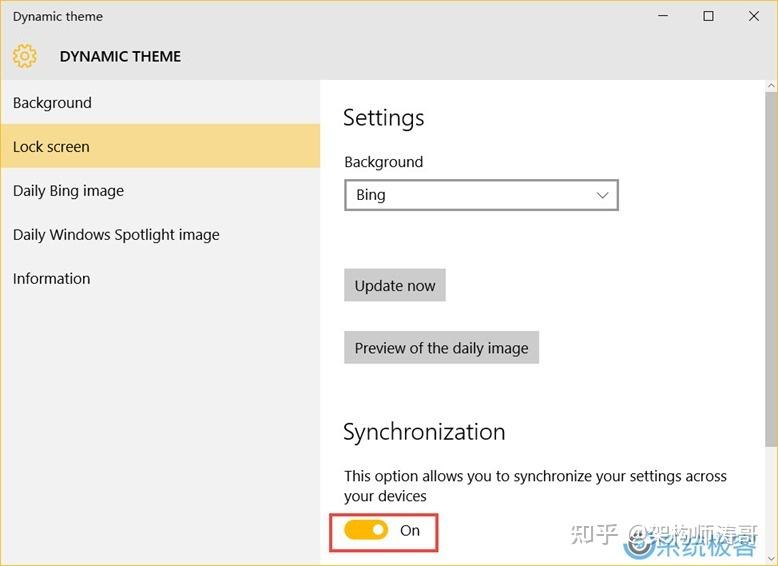 使用Dynamic Theme应用自动更新win10桌面壁纸，支持Bing和Windows 聚焦壁纸 - 知乎