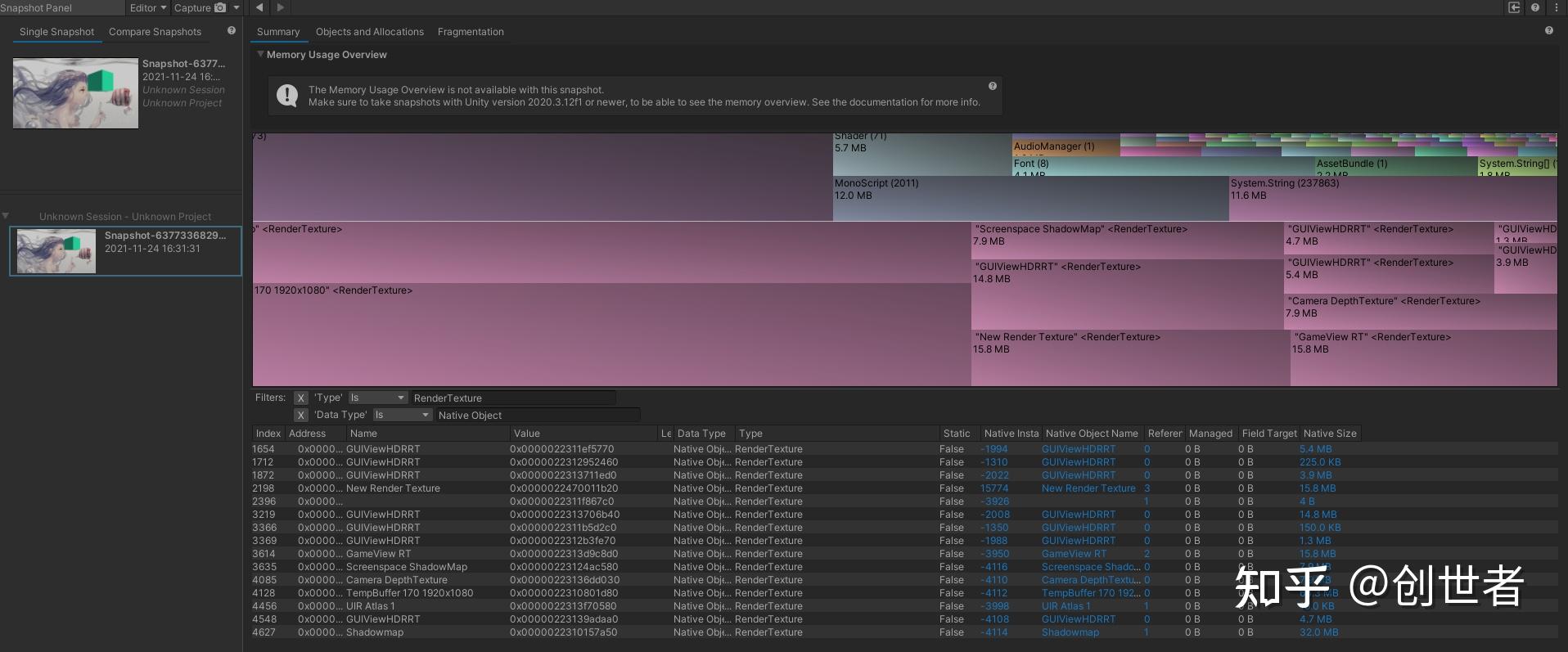 Unity内存与资源管理（二） - 知乎