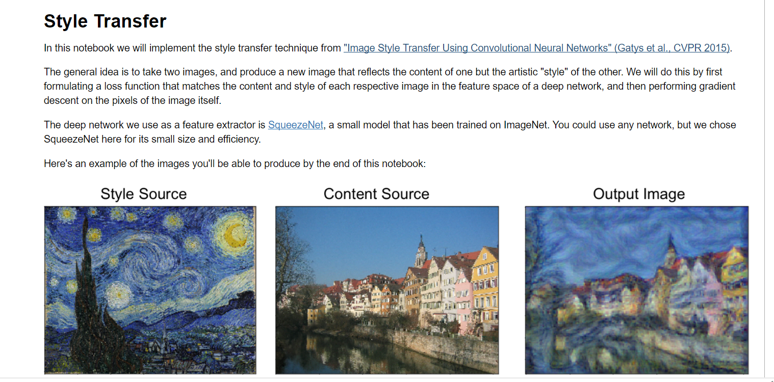 Cs231n Assignment3 -Network Visualization&Style Transfer&GAN - 知乎