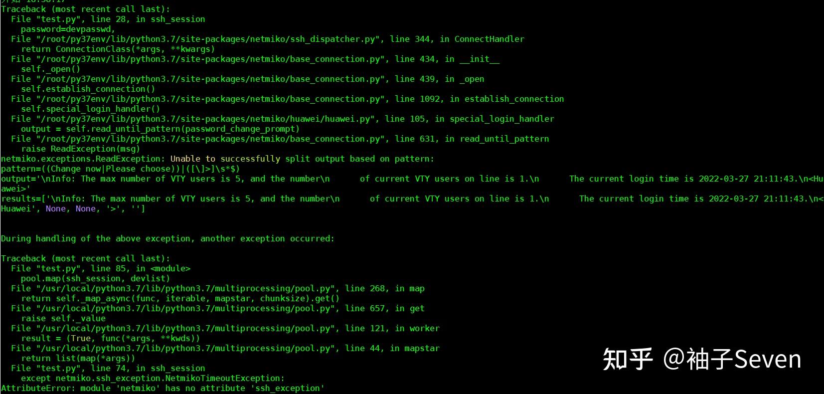 python netmiko 4.0.0 无法登录华为交换机问题 - 知乎
