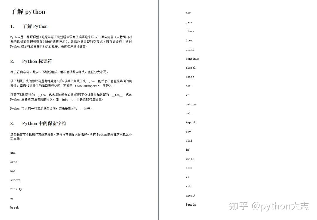 Python基础语法看一篇就够了,全网最全python语法笔记汇总 知乎