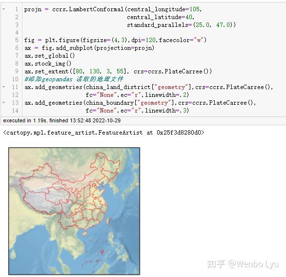 (cartopy系列案例1)绘制带有经纬网和九段线的标准中国地图 - 知乎