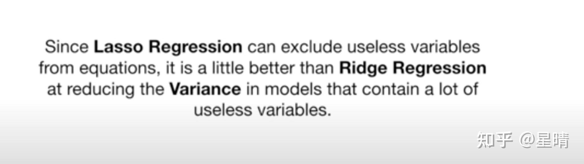 lasso regression - 知乎