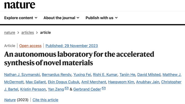 Nature｜谷歌DeepMind团队基于AI与机器人打造新型材料 - 知乎