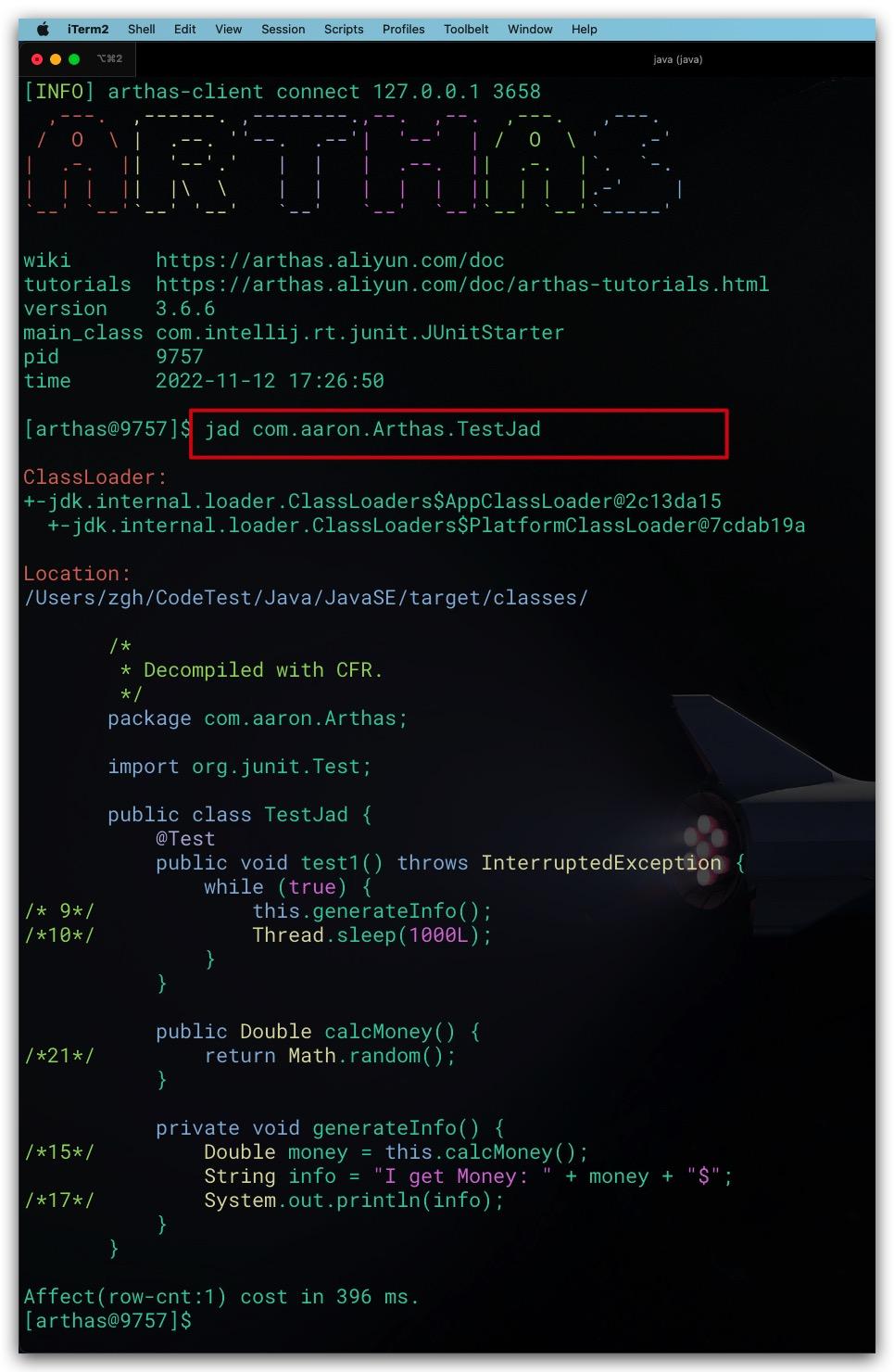 Arthas 之thread、jad、sc、sm、ognl命令 - 知乎