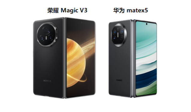 2024年万元手机推荐：荣耀magicv3和华为matex5哪个好？荣耀magicv3和华为matex5区别对比