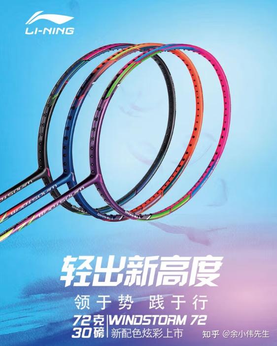 热门中端羽毛球拍｜李宁 风暴72（WS72） 详解 - 知乎