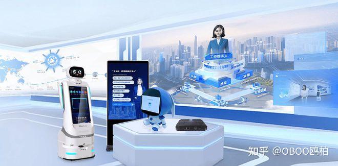 OBOO鸥柏推出AI数智人全新全面屏立式触摸广告一体机数字科技 - 知乎