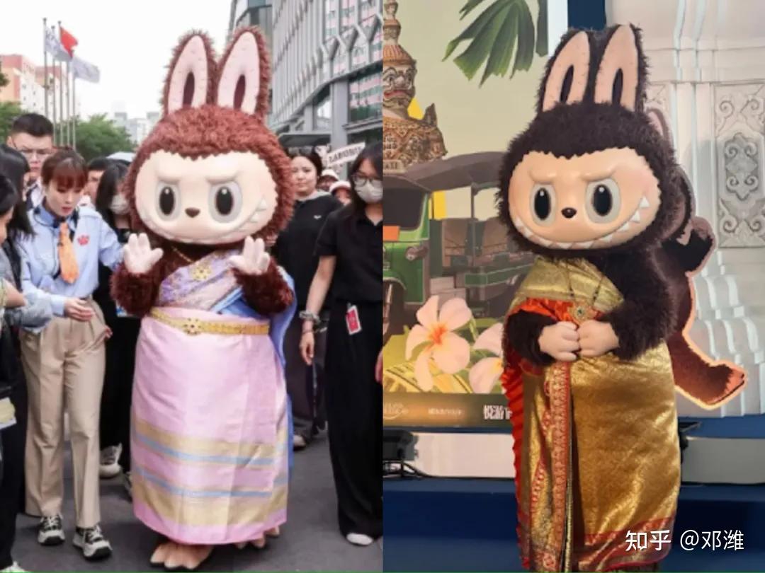 泰国公主拎爱马仕配Labubu！国产“Jellycat”，为什么火爆泰国？ - 知乎