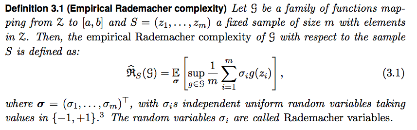 【Mohri-机器学习基础】第3章: Rademacher复杂度与VC维 - 知乎