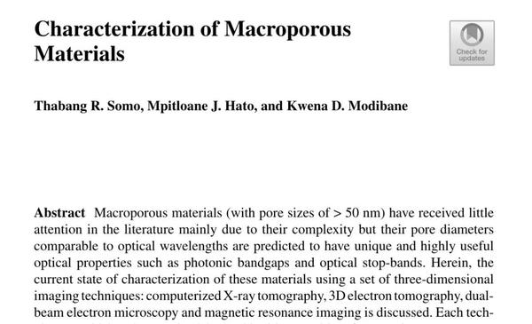 《Advanced Functional Porous Materials》最新综述： MRI等三维成像技术在大孔材料中的应用 - 知乎