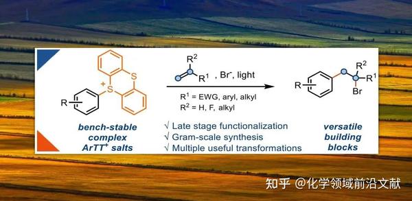 Tobias Ritter：利用芳基噻蒽鎓盐实现烯烃的Meerwein类型溴-芳基化反应 - 知乎