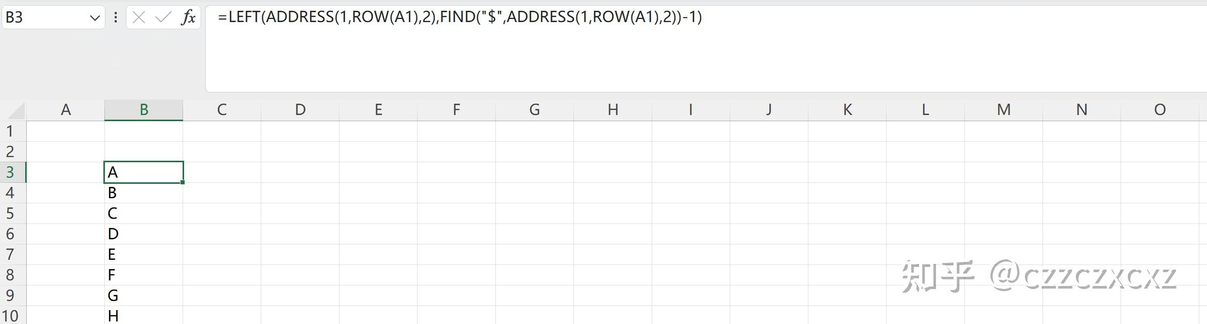 Excel自定义填充abcd：下拉字母自动填充 - 知乎