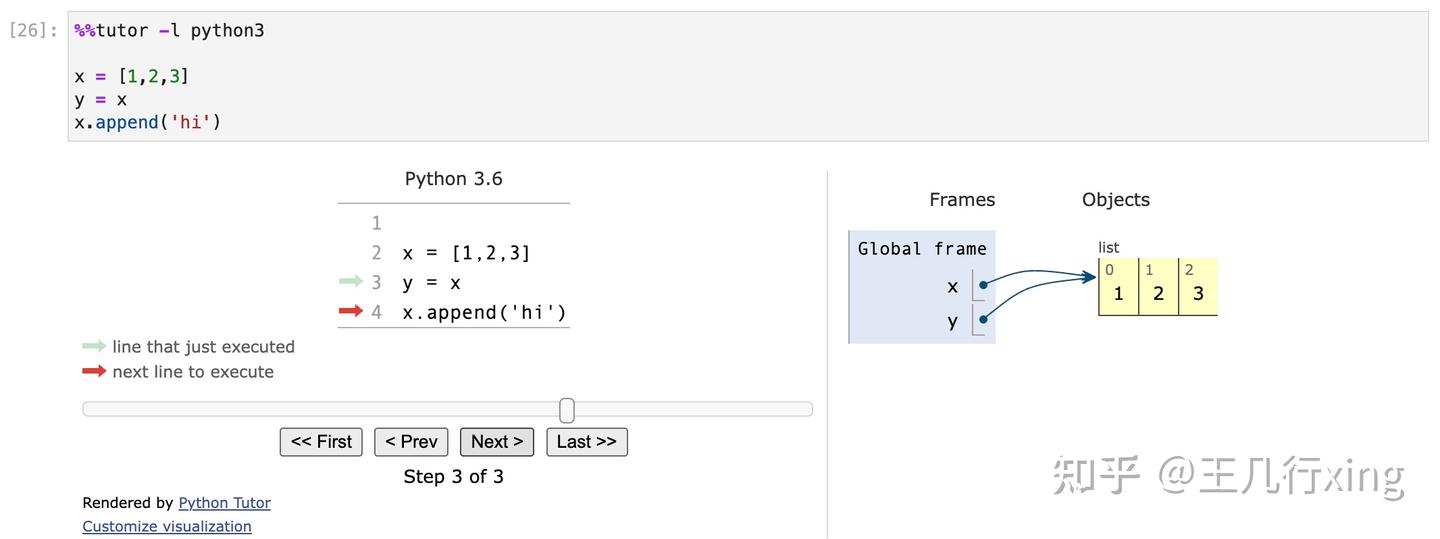 【Python-数据科学】代码/算法过程可视化神器 pytutor 快速上手 - 知乎