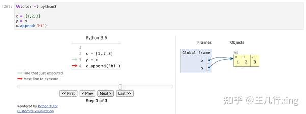 【Python-数据科学】代码/算法过程可视化神器 pytutor 快速上手 - 知乎