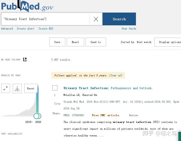 PubMed数据库检索示例 - 知乎