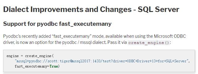 Python3.SQLAlchemy1.3提高的SQLSever插入速度 - 知乎