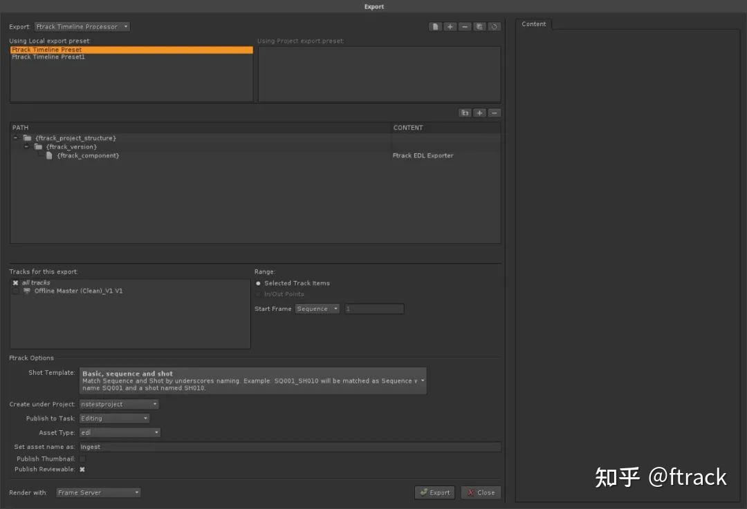 ftrack Connect：Nuke Studio集成 - 知乎