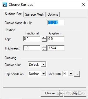 第十章第九小节：Materials Studio（MS）软件 表面构建器-Surface Builder （一） - 知乎