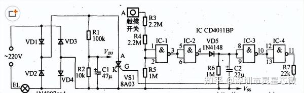 或非门电路CD4001BE/CD4001BM96/HEF4001BT/CD4001最新中文资料 - 知乎