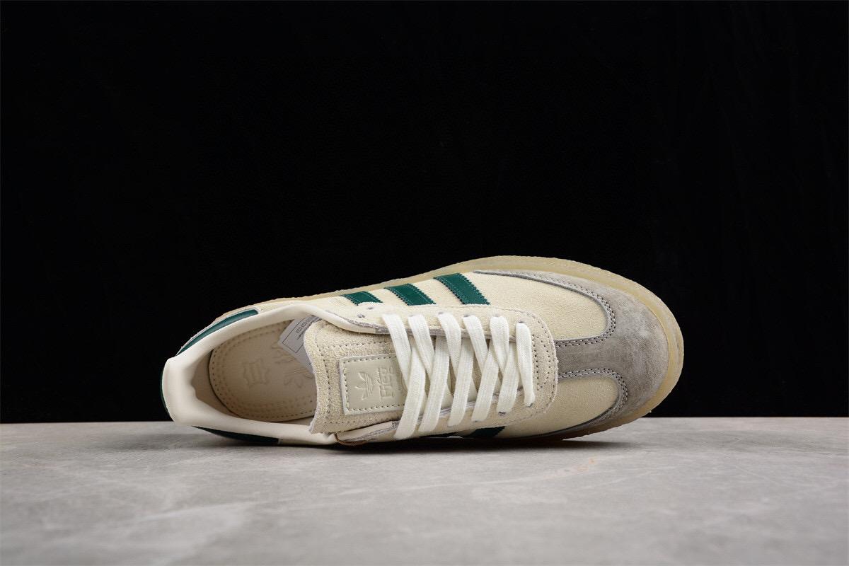 阿迪达斯联名 Adidas Originals 8th Street Samba x Kith x Clarks Chalk White 德训 ...