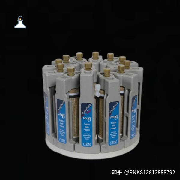 CEM easyprep 12位微波消解罐盖子上有黑圈 - 知乎