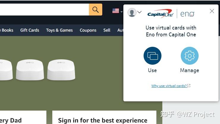 通过Capital One Eno插件无限量免费生成虚拟信用卡 - 知乎