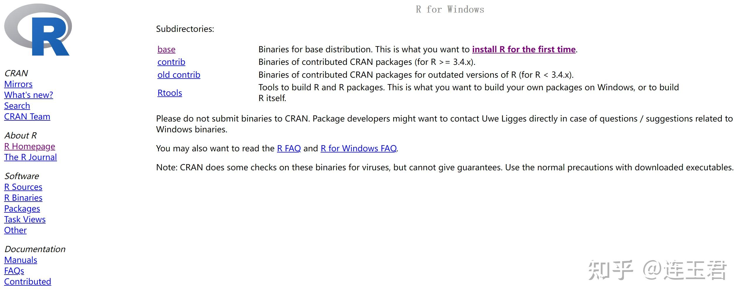 R/RStudio下载安装指南 - 知乎