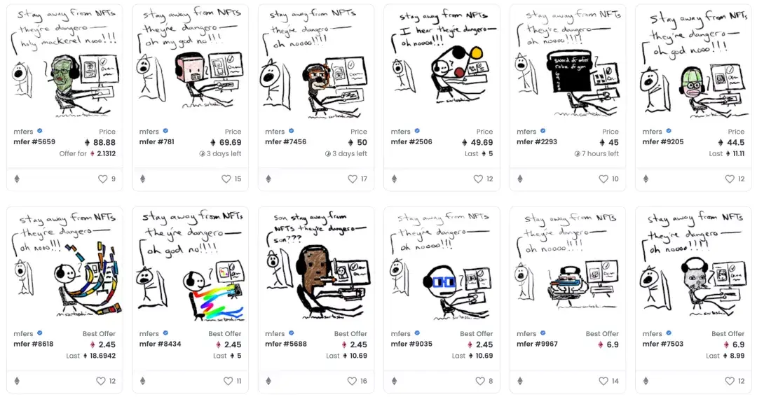 火柴人 Mfers NFT 的逆袭之路 - 知乎